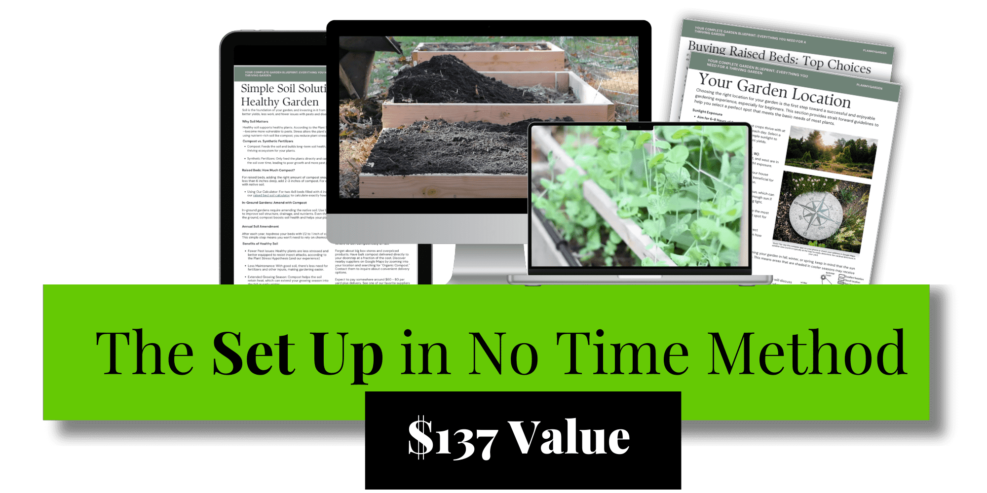 Garden Plan Bundle - Organic Backyard Gardening